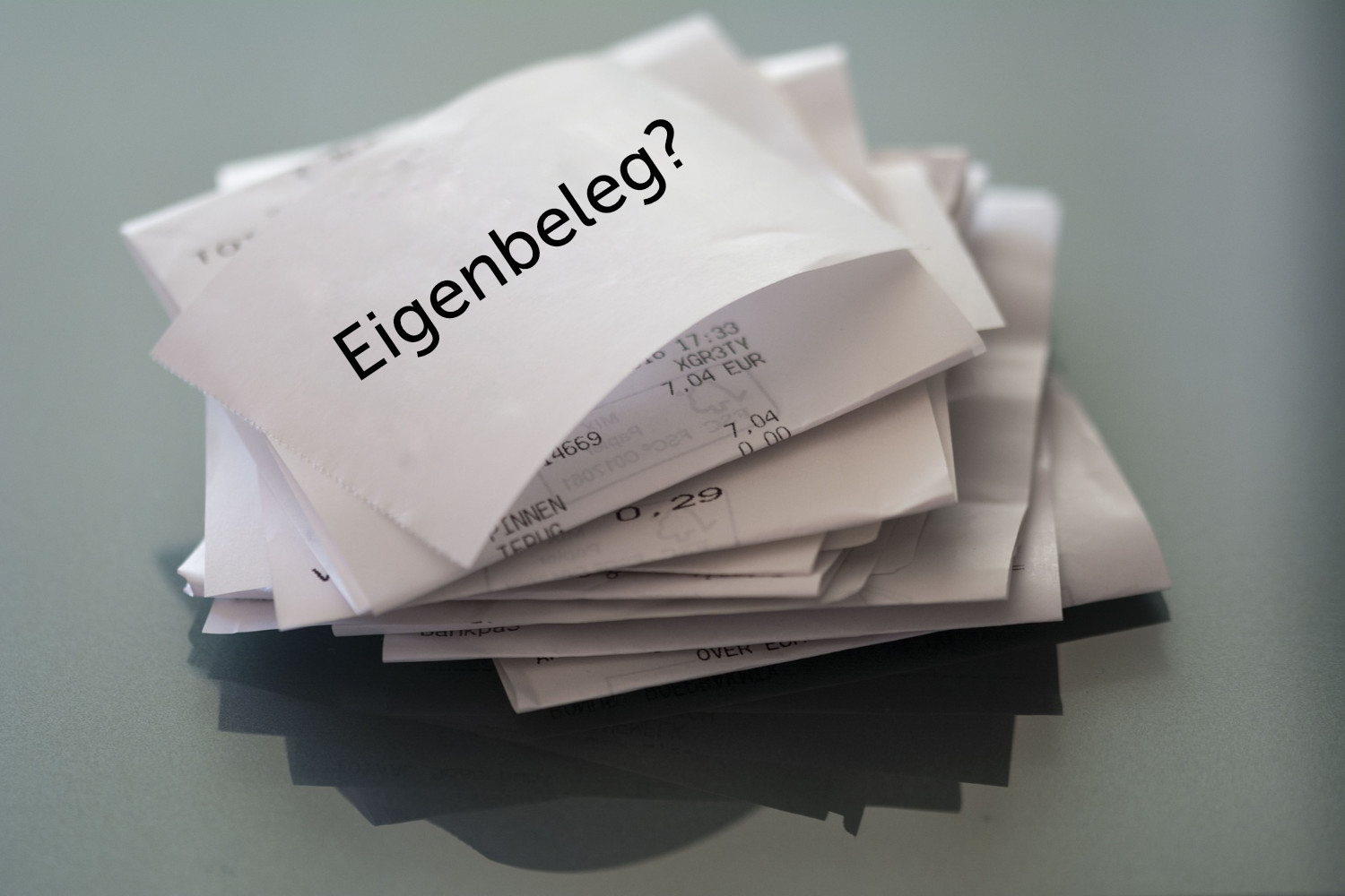 Eigenbeleg? Das sollten Sie wissen! | Run my Accounts AG